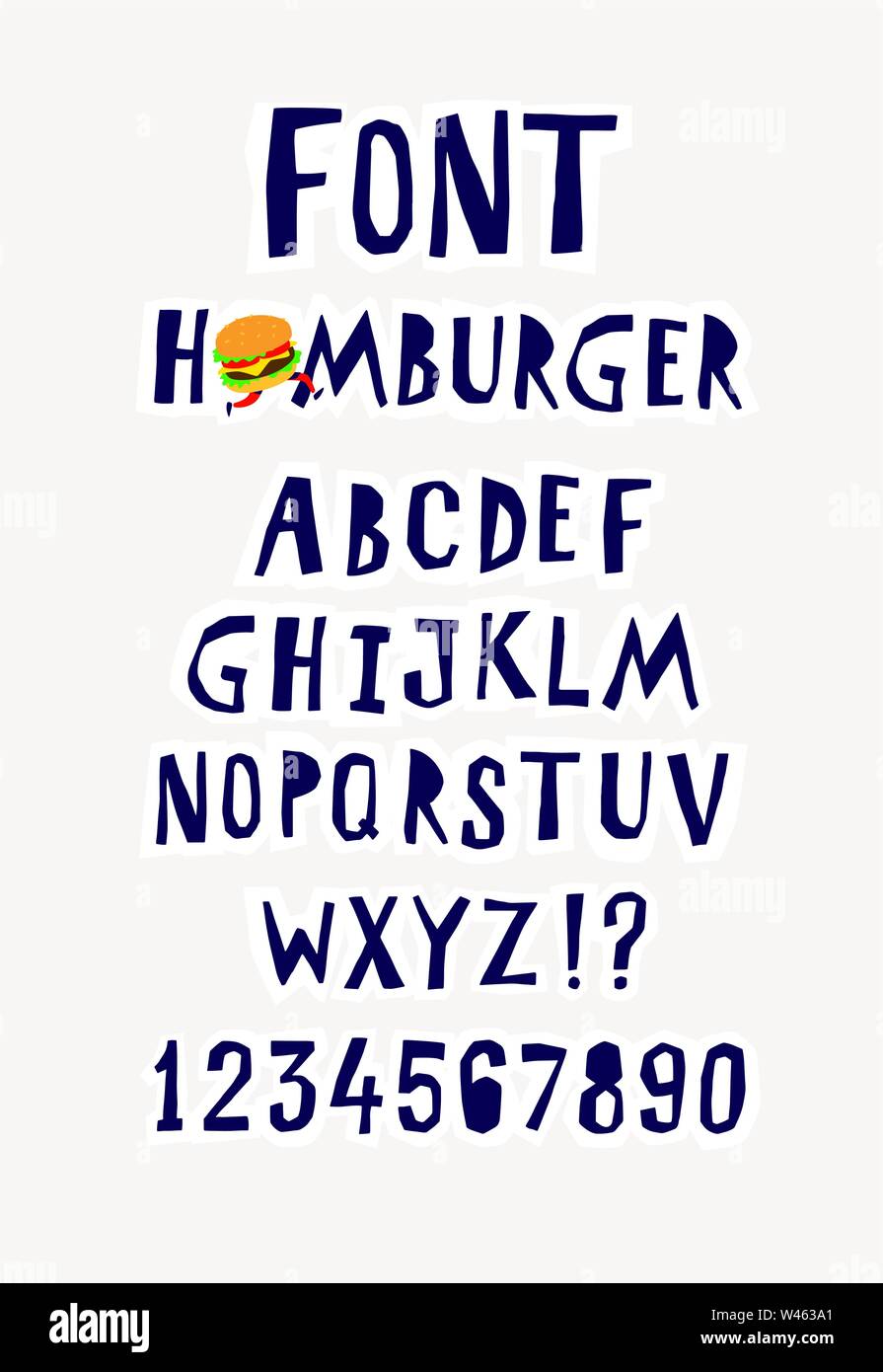 Illustration of an evil cartoon fish. Vector. Linear drawing for a ...