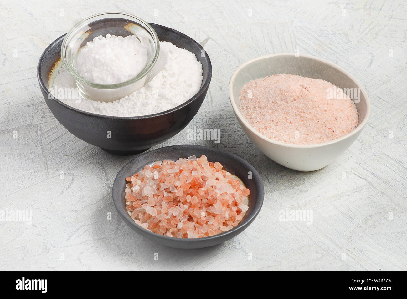 Salt types hi-res stock photography and images - Alamy