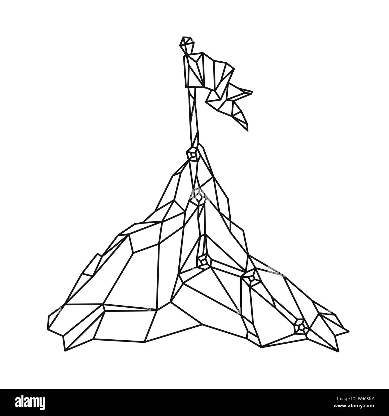 Mountain Drawings Outlines