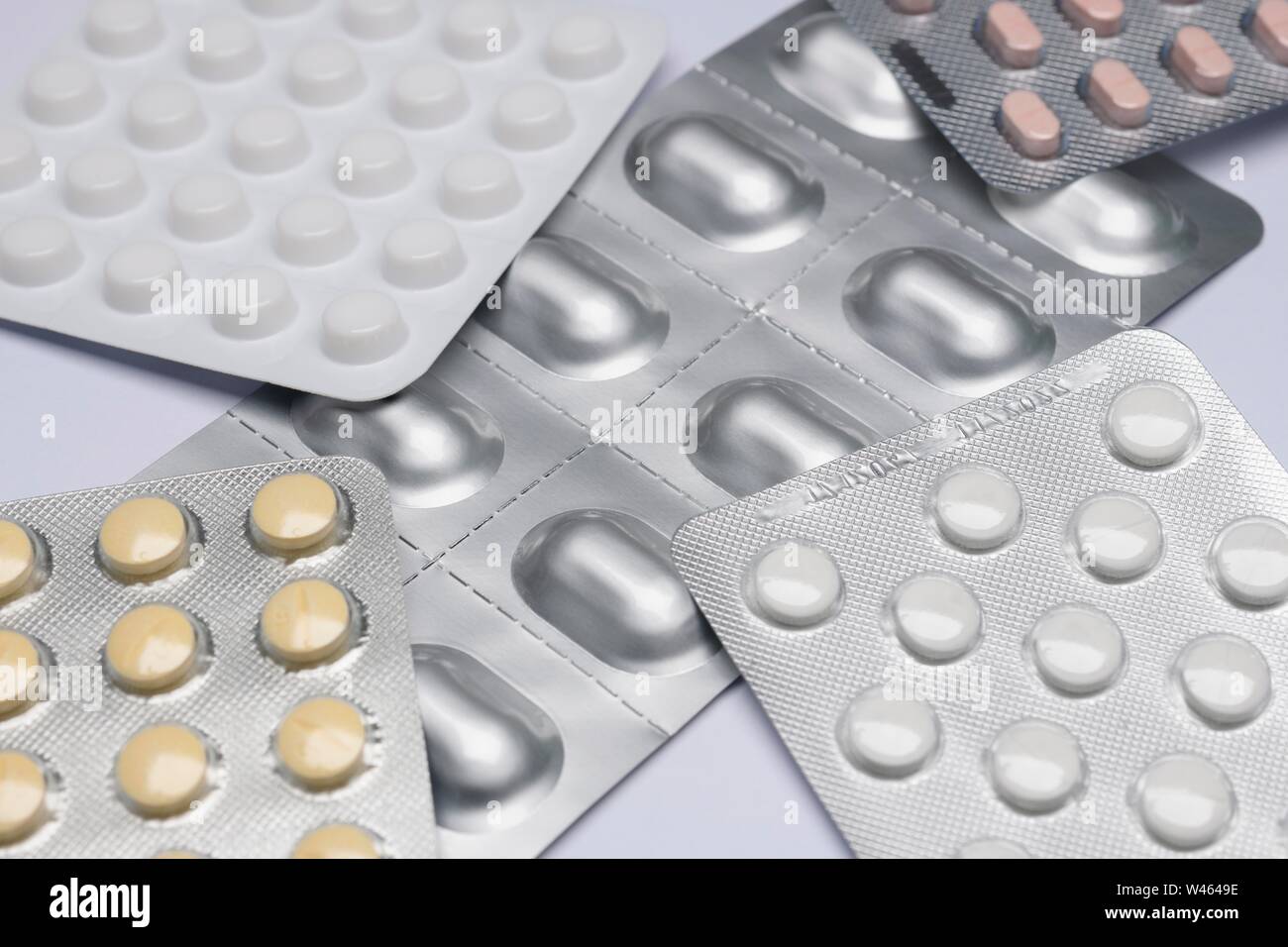 Various tablets in blister packaging, Germany Stock Photo - Alamy