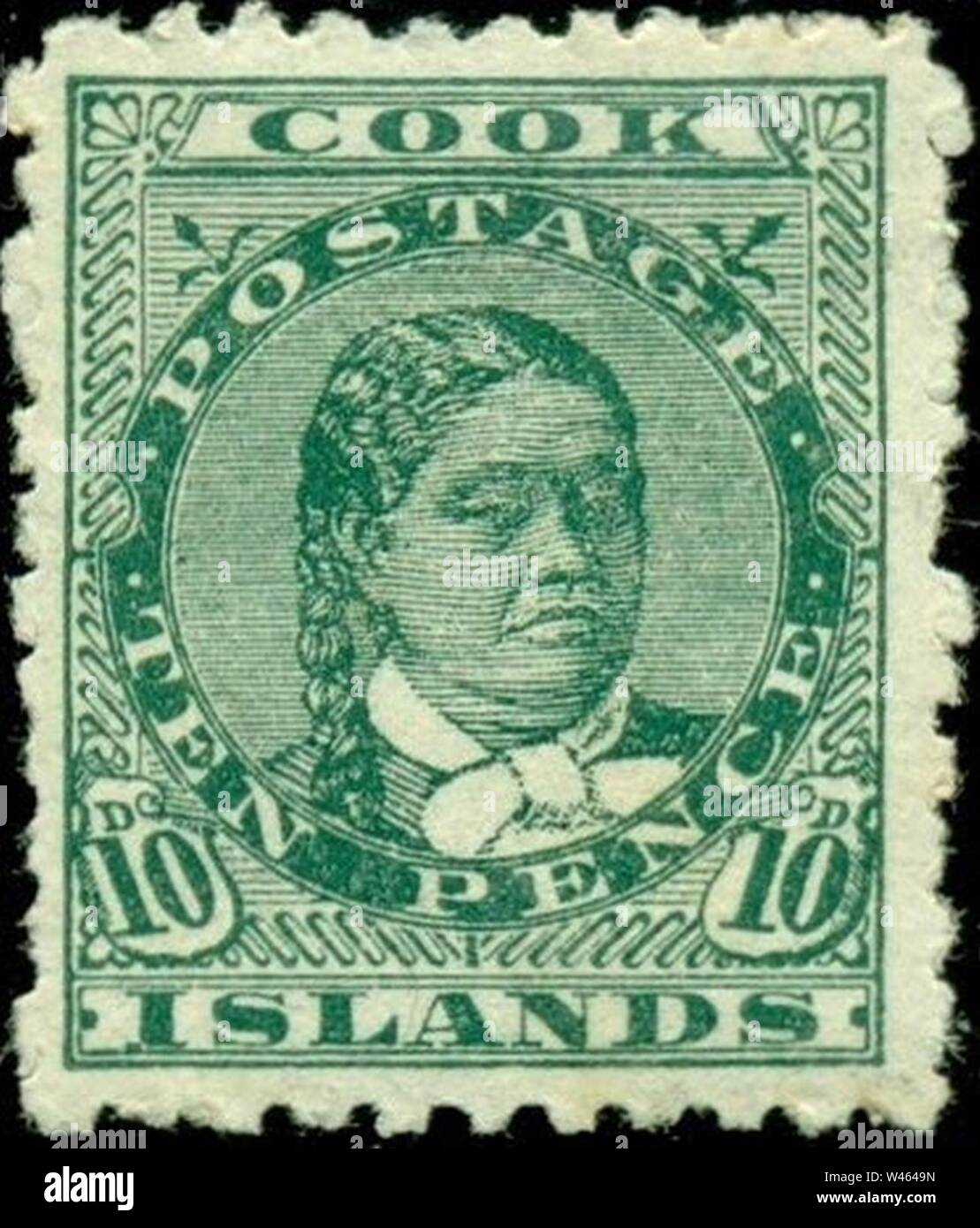 Cook islands stamp hi-res stock photography and images - Alamy