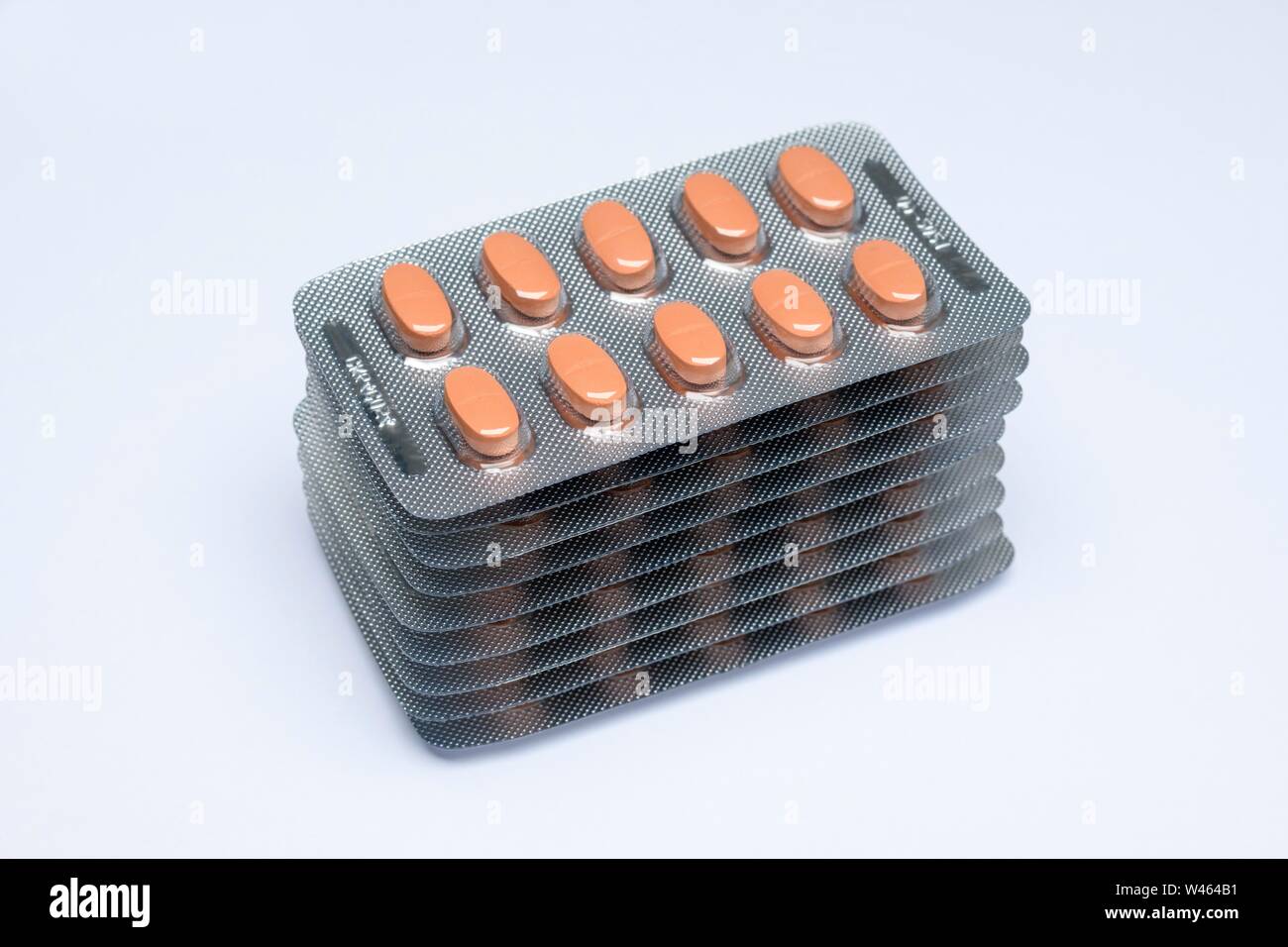 Medicine tablets in packaging on hi-res stock photography and images ...