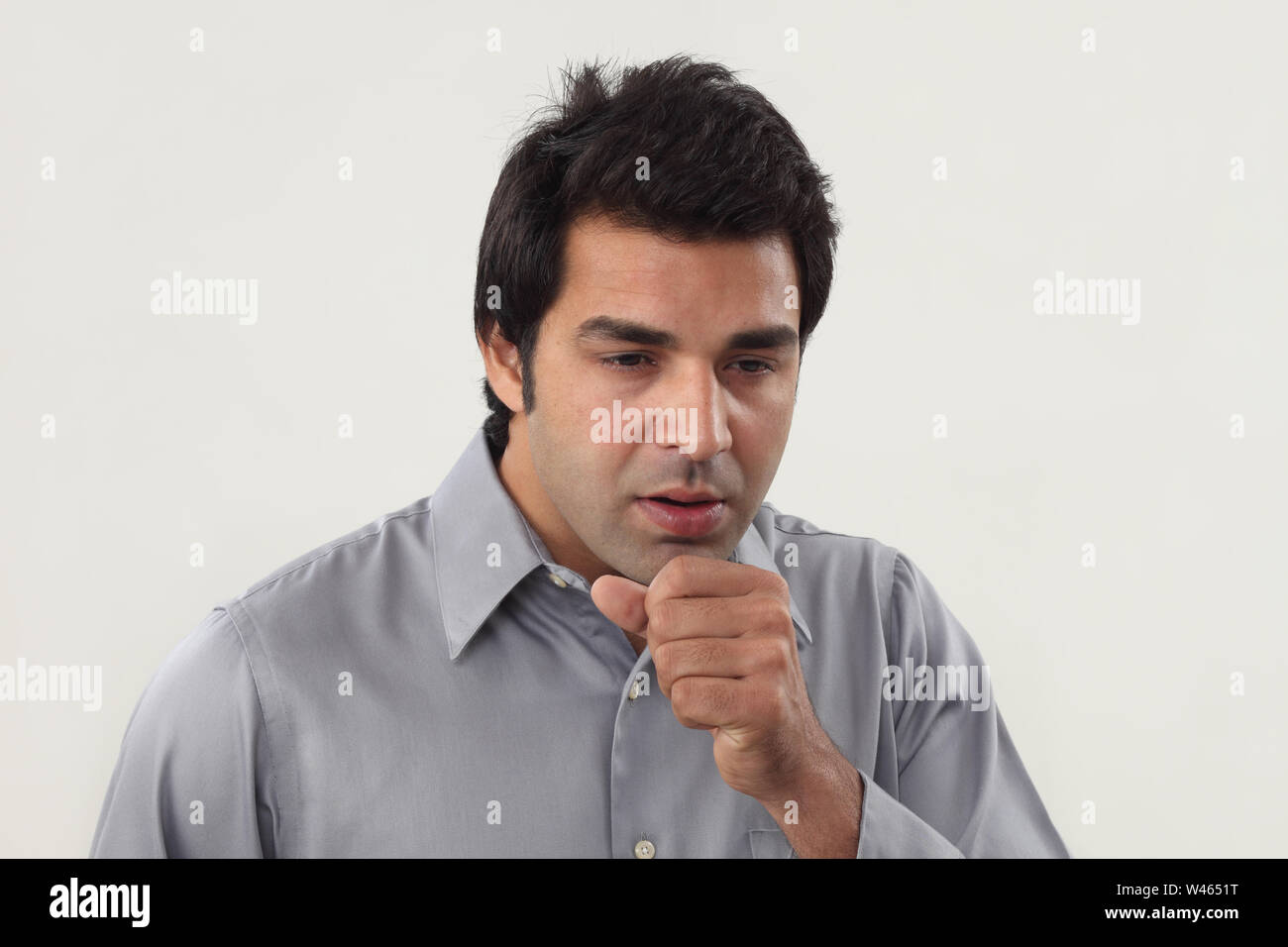 Indian man coughing hi-res stock photography and images - Alamy