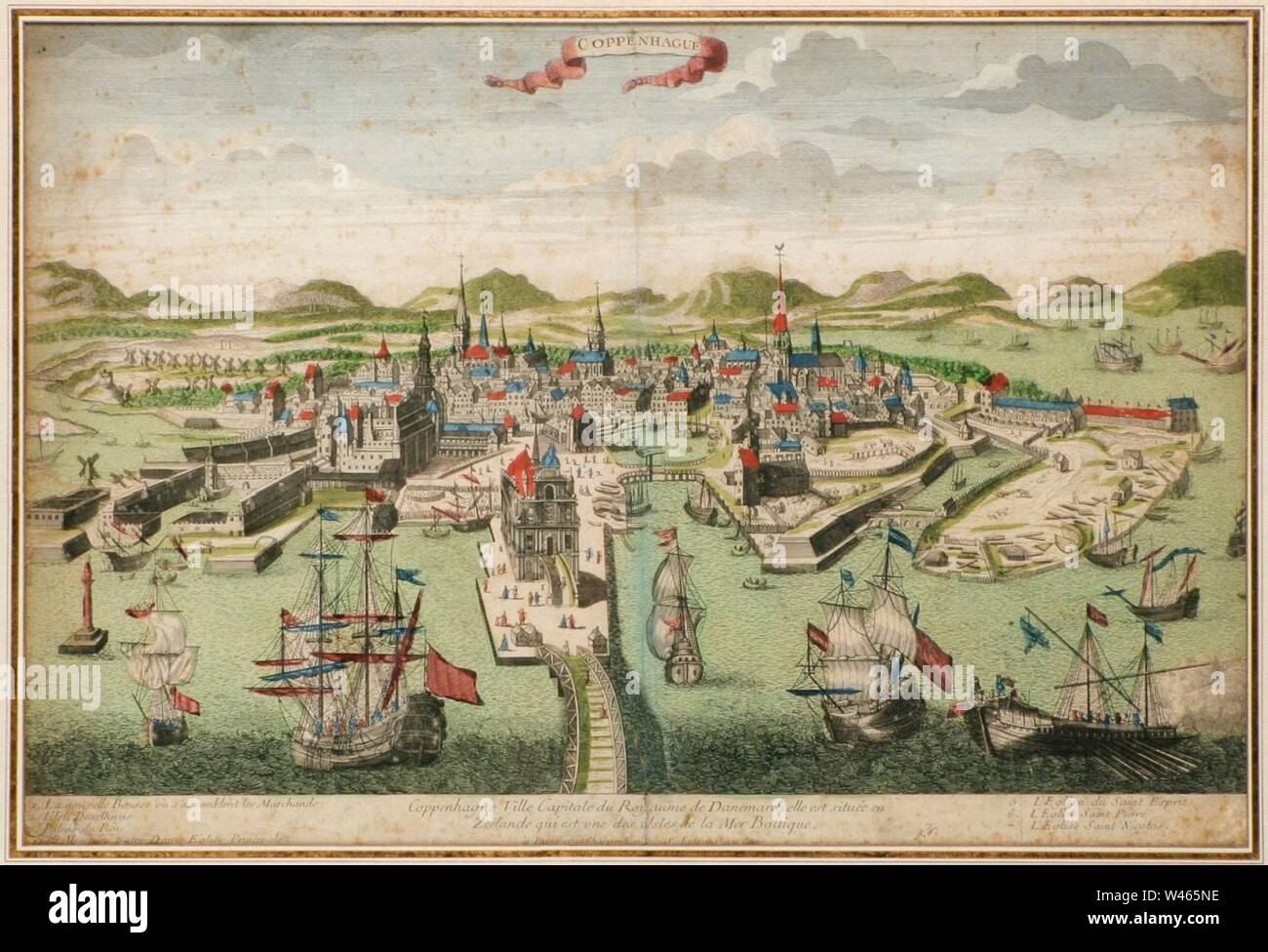 Copenhagen, c. 1665 Stock Photo - Alamy