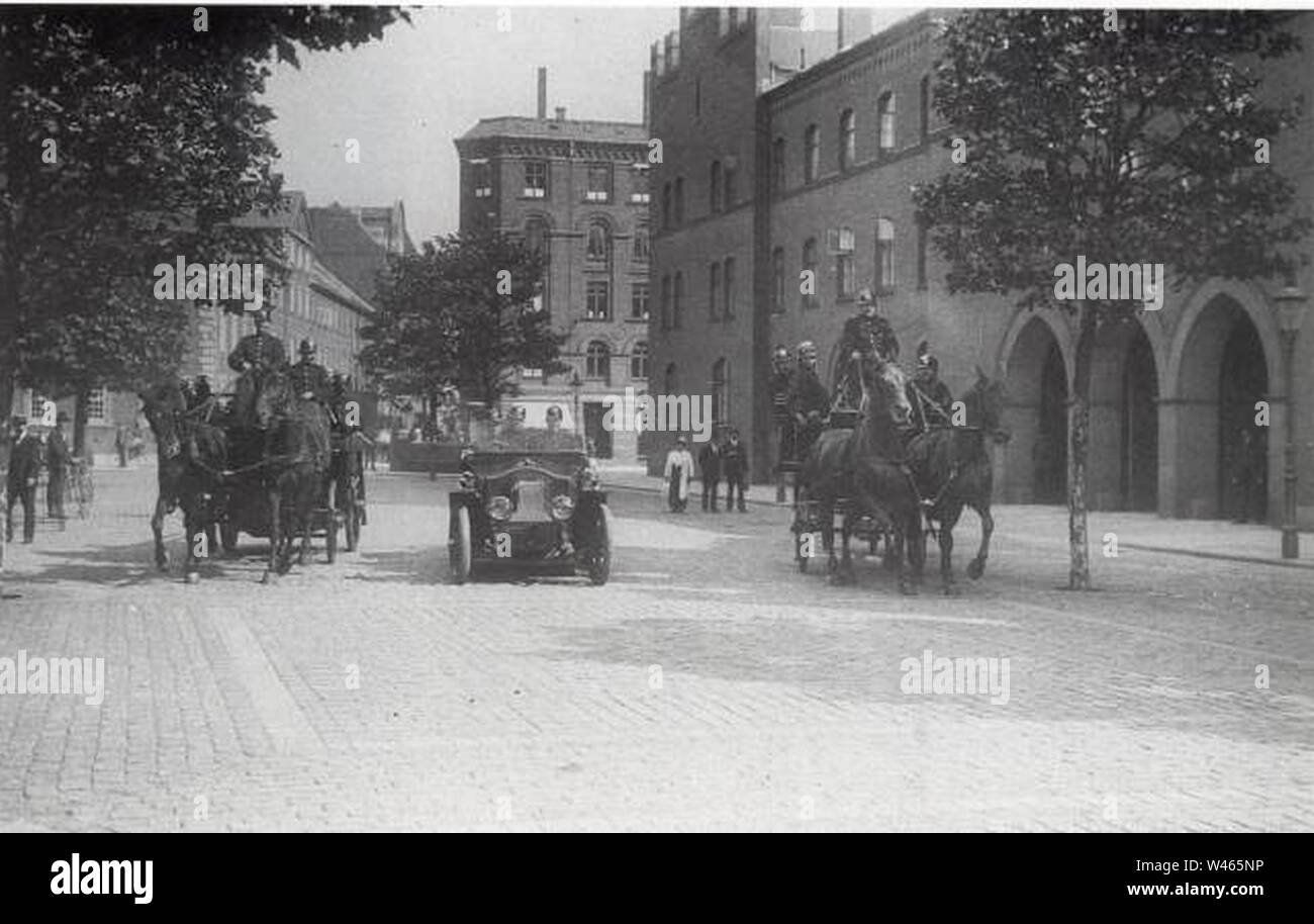 Copenhagen Fire Department - first car Stock Photo - Alamy