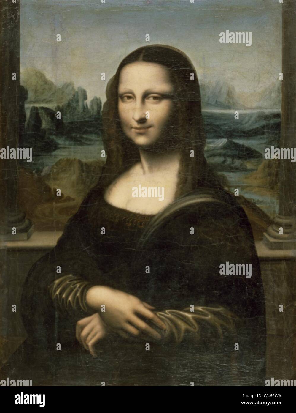 Copy of the Mona Lisa Stock Photo - Alamy