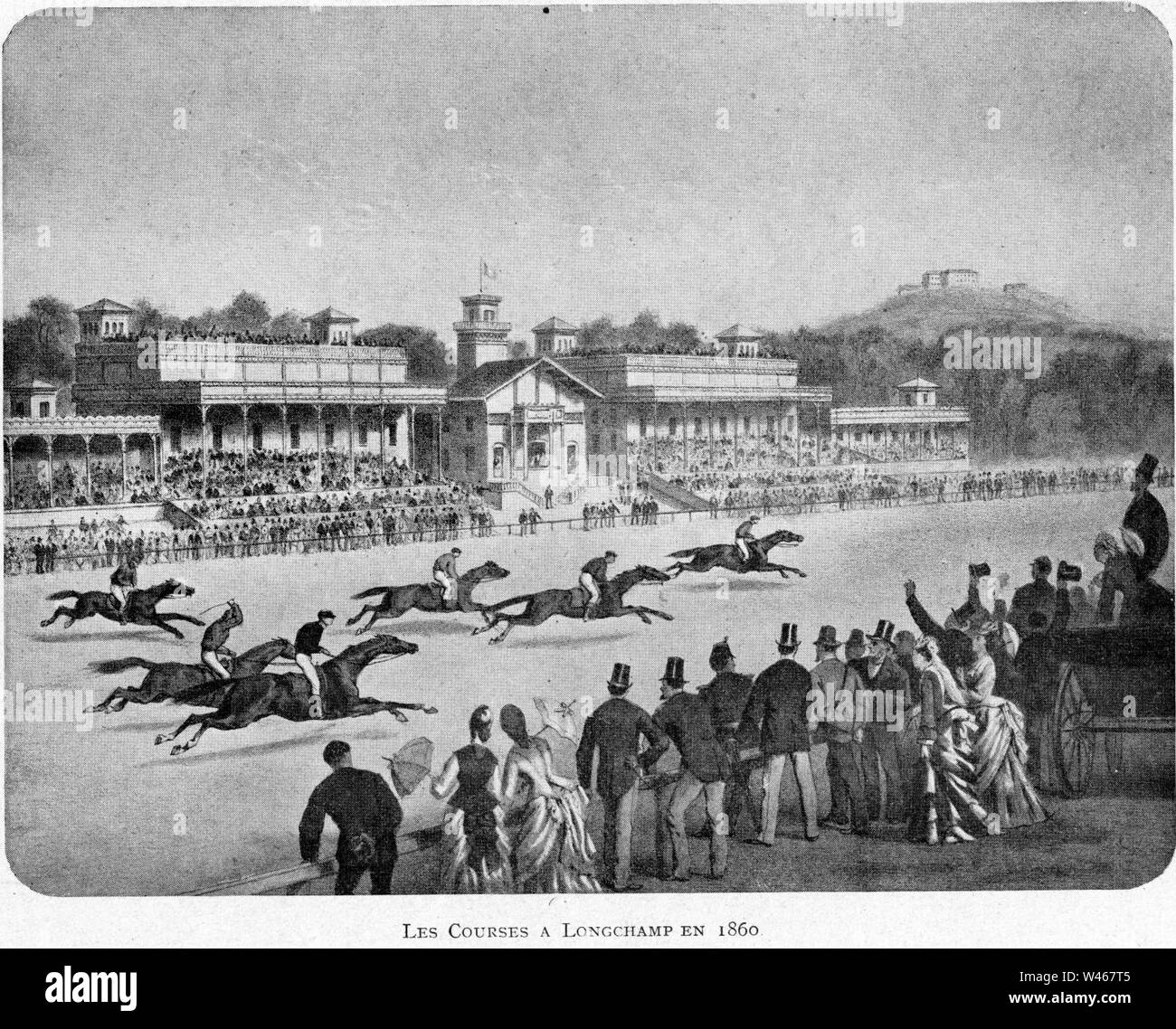 Les courses Black and White Stock Photos & Images - Alamy
