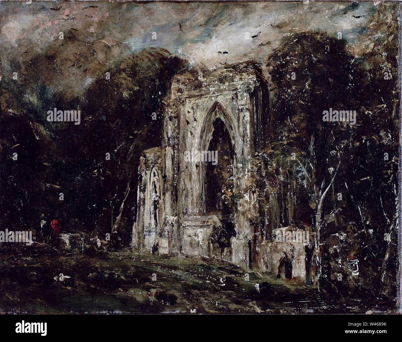 Netley Abbey ca. 1833 by John Constable Stock Photo - Alamy