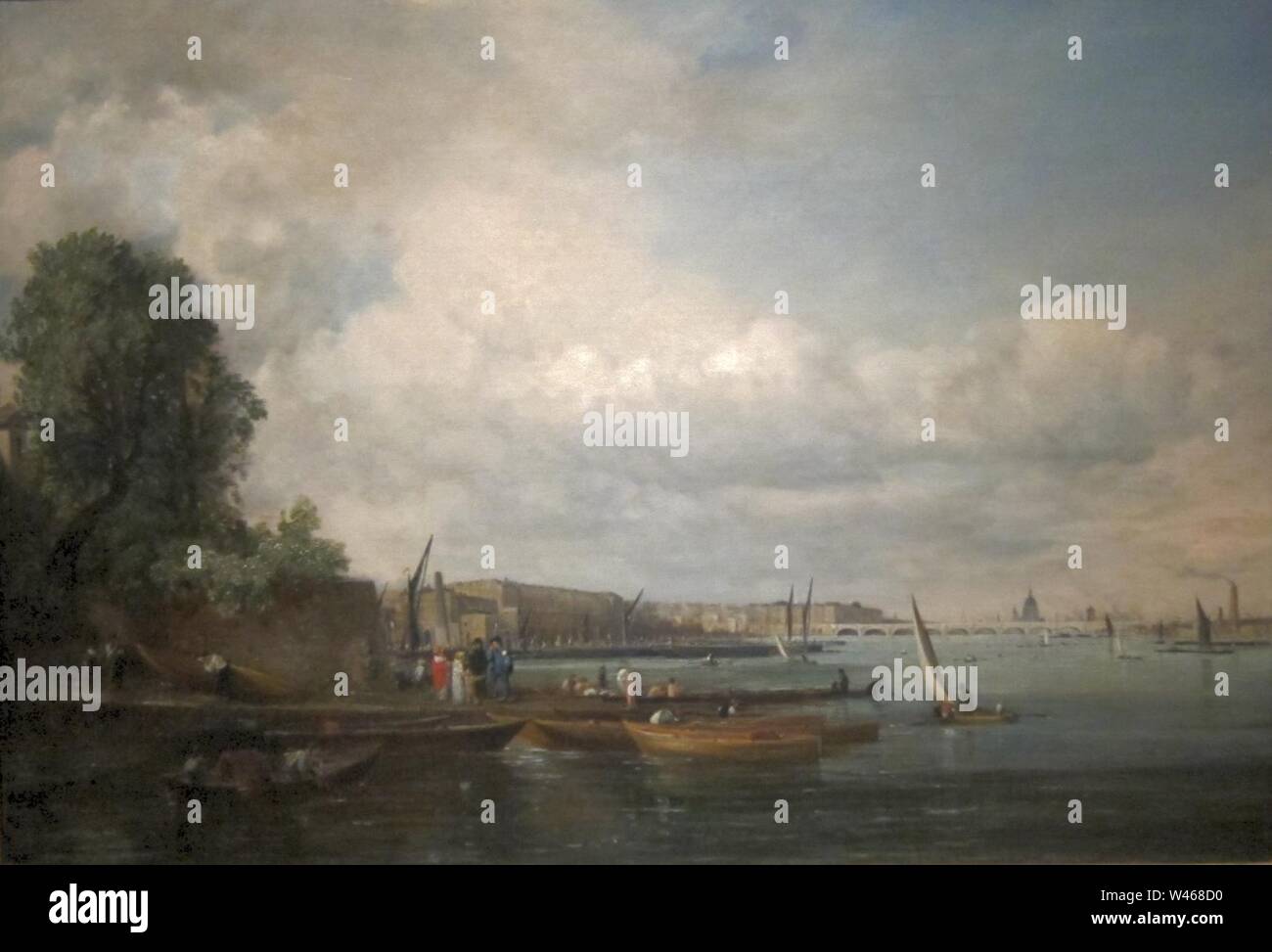 Waterloo Bridge by John Constable, c. 1820 Stock Photo - Alamy