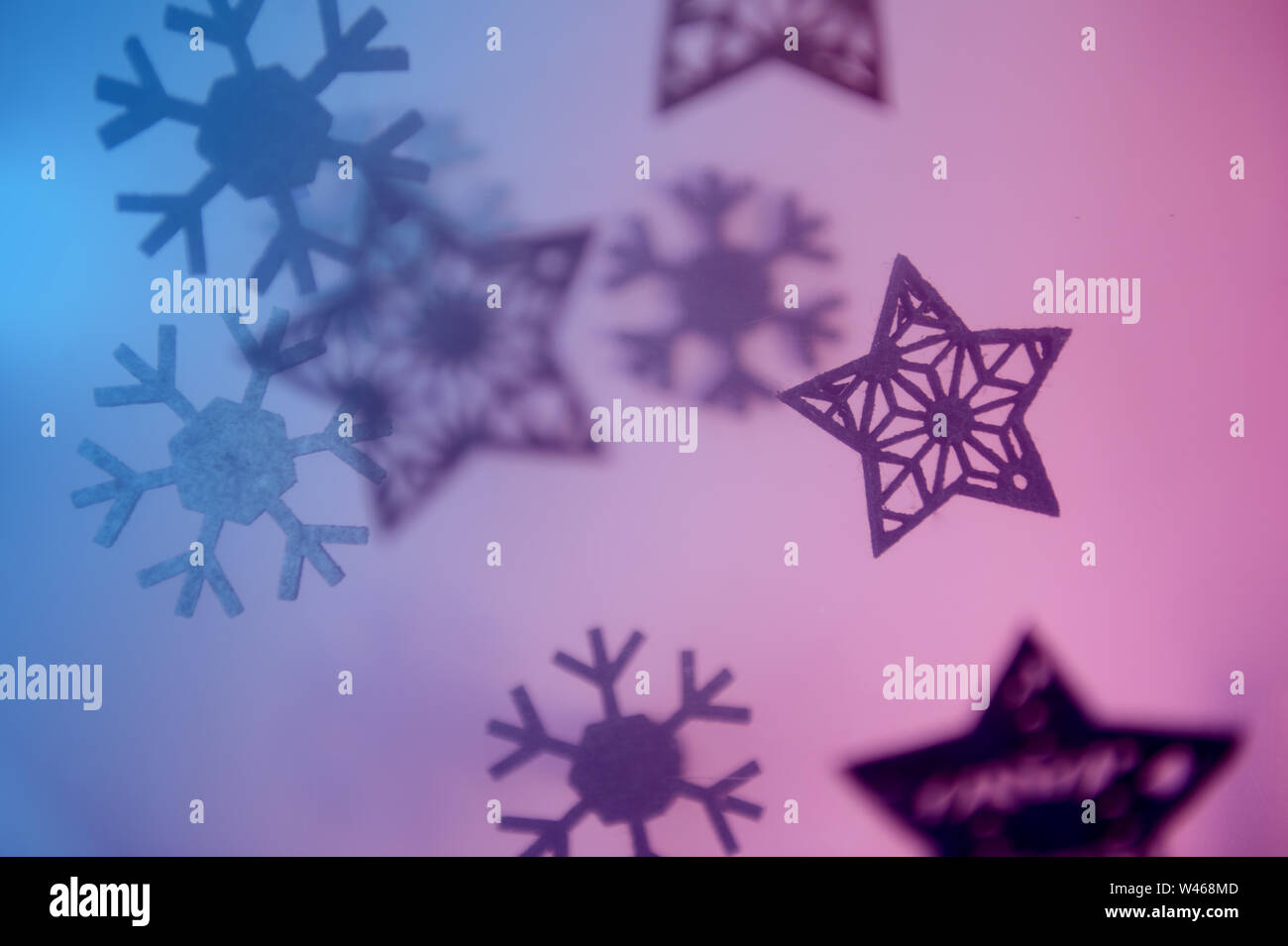 Hanging christmas star ornaments hi-res stock photography and images ...