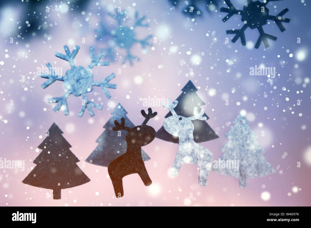 3d snow flakes hi-res stock photography and images - Alamy