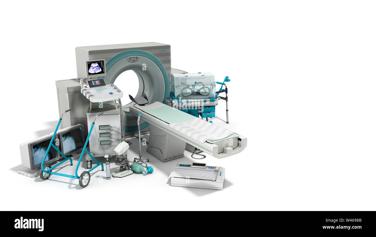 Modern operating room in Cut Out Stock Images & Pictures - Alamy