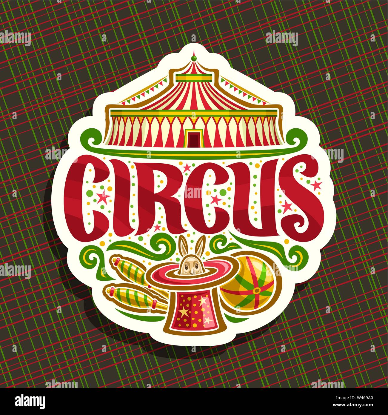 Circus entrance carnival Stock Vector Images - Alamy