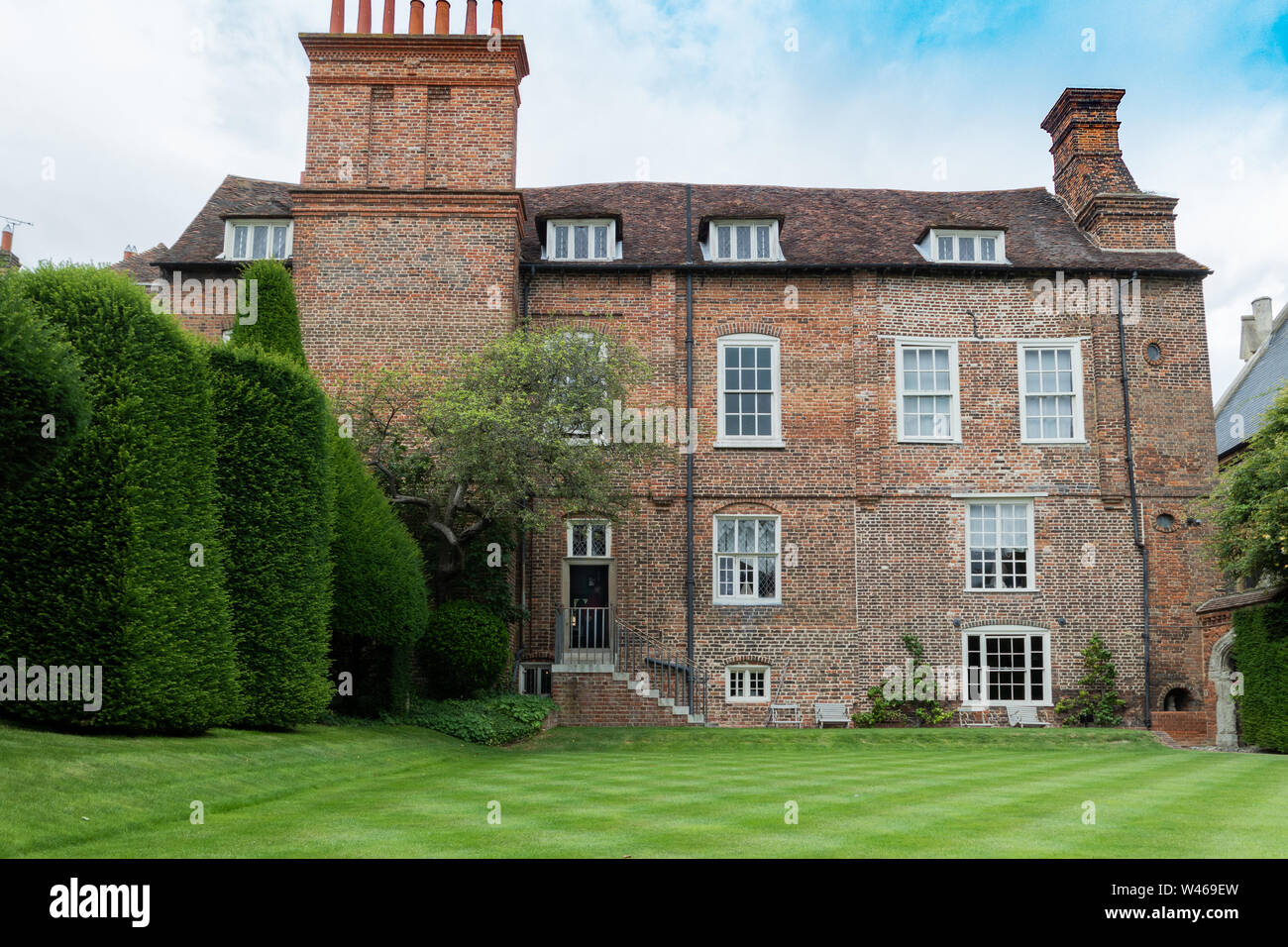 The gaarden, Restoration House, Rochester, Kent, England, UK Stock ...