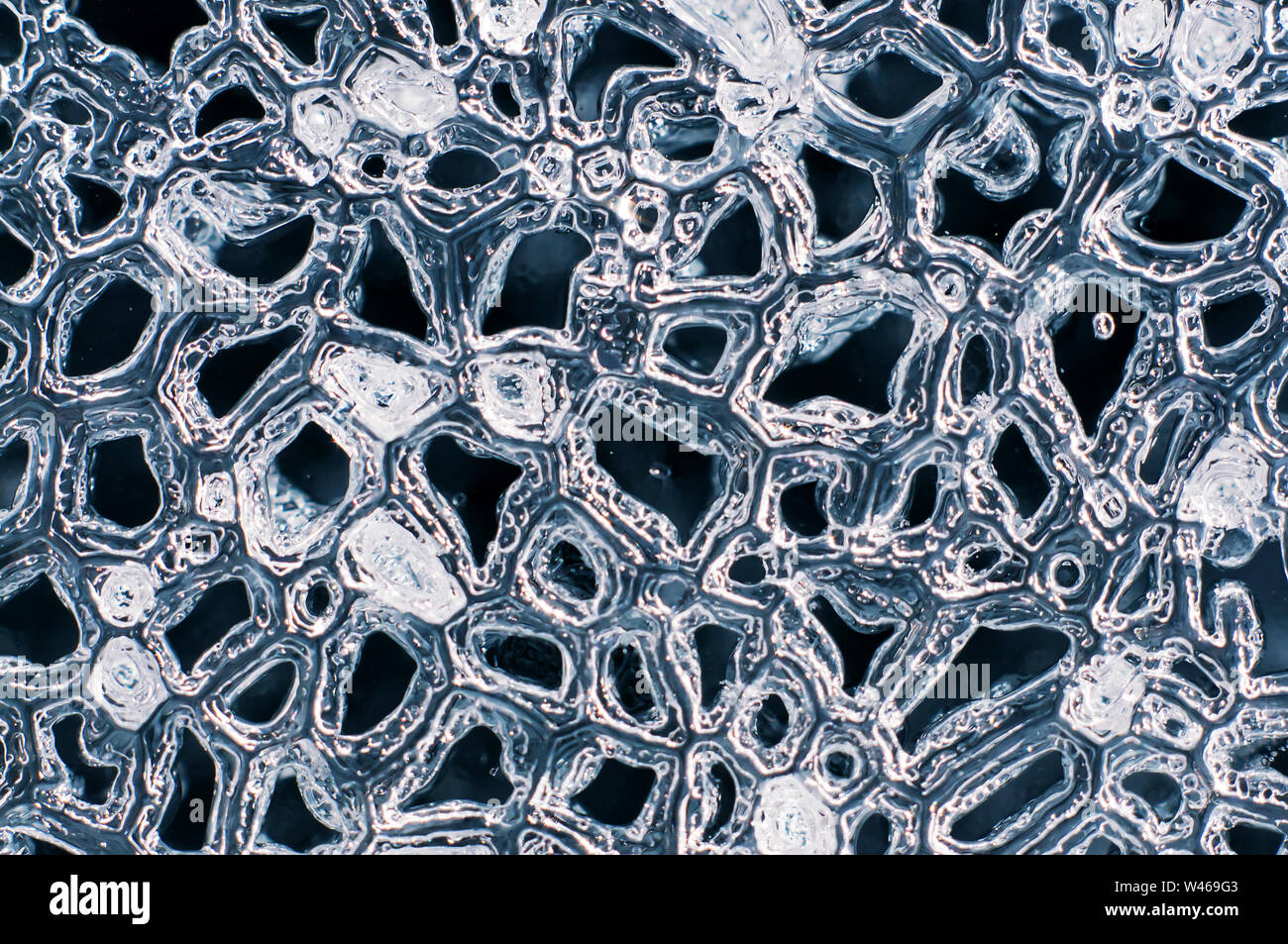 Frost, ice texture. ice pattern texture Stock Photo - Alamy