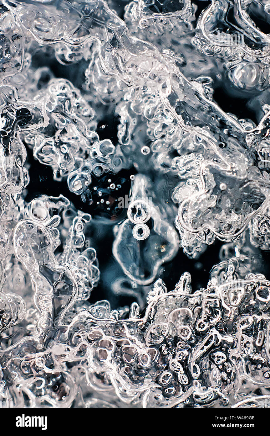 Frost, ice texture. ice pattern texture Stock Photo - Alamy