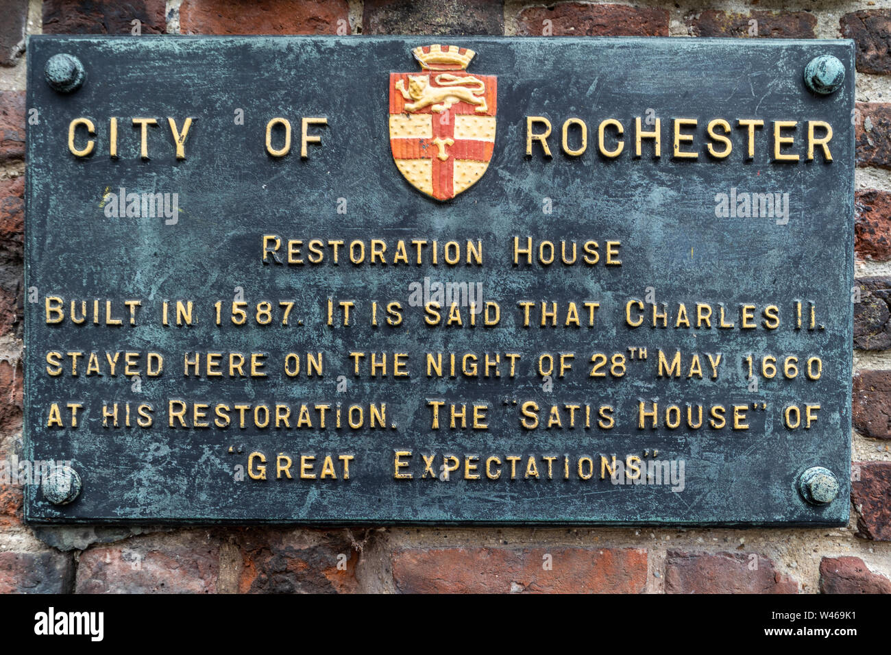 Restoration House, Rochester, Kent, England, UK Stock Photo - Alamy