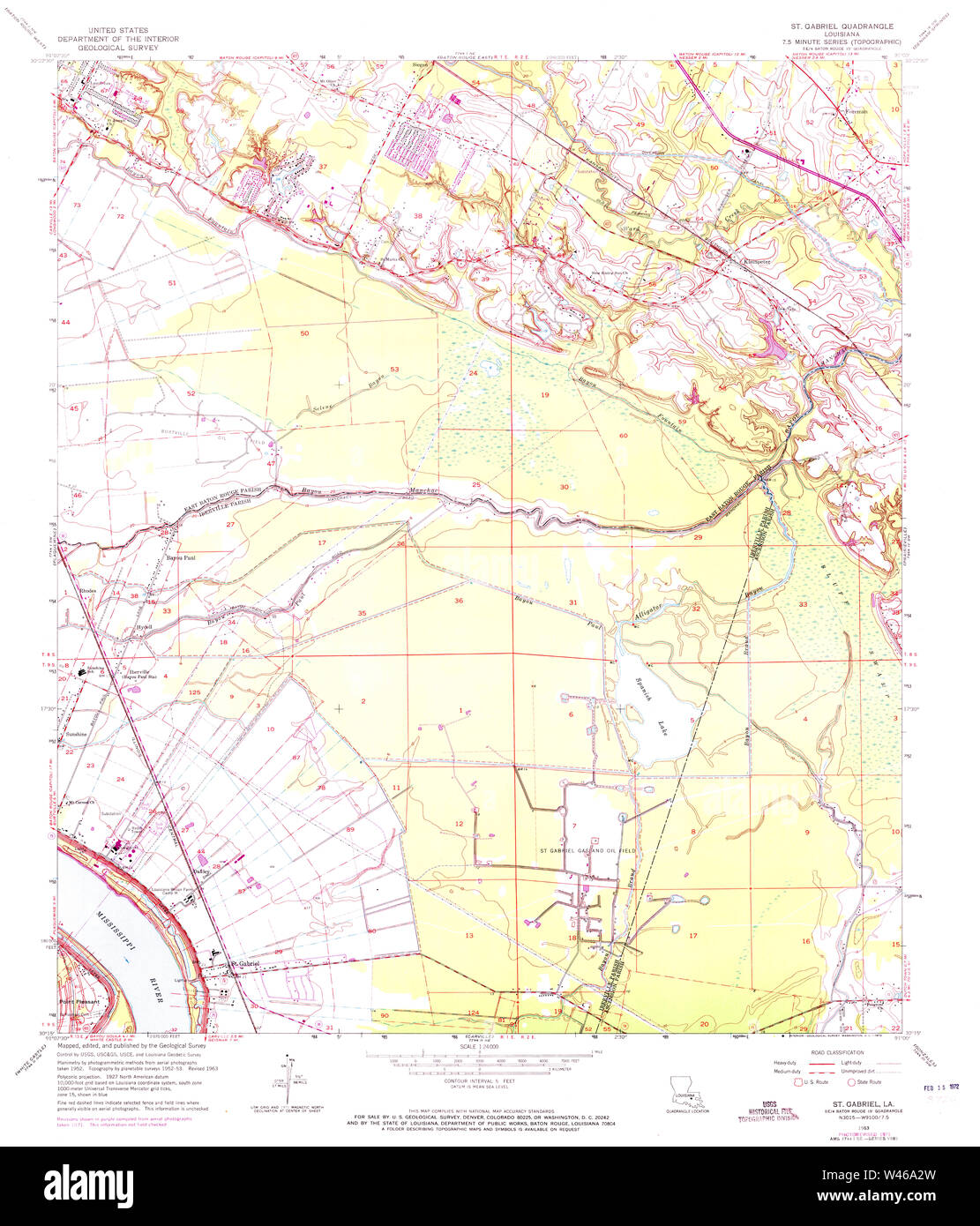 Map of st gabriel hi-res stock photography and images - Alamy