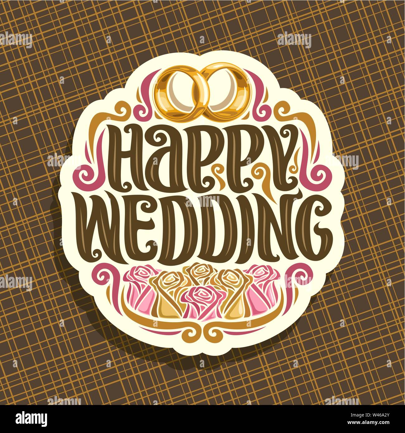 Vector logo for Wedding Stock Vector Image & Art - Alamy