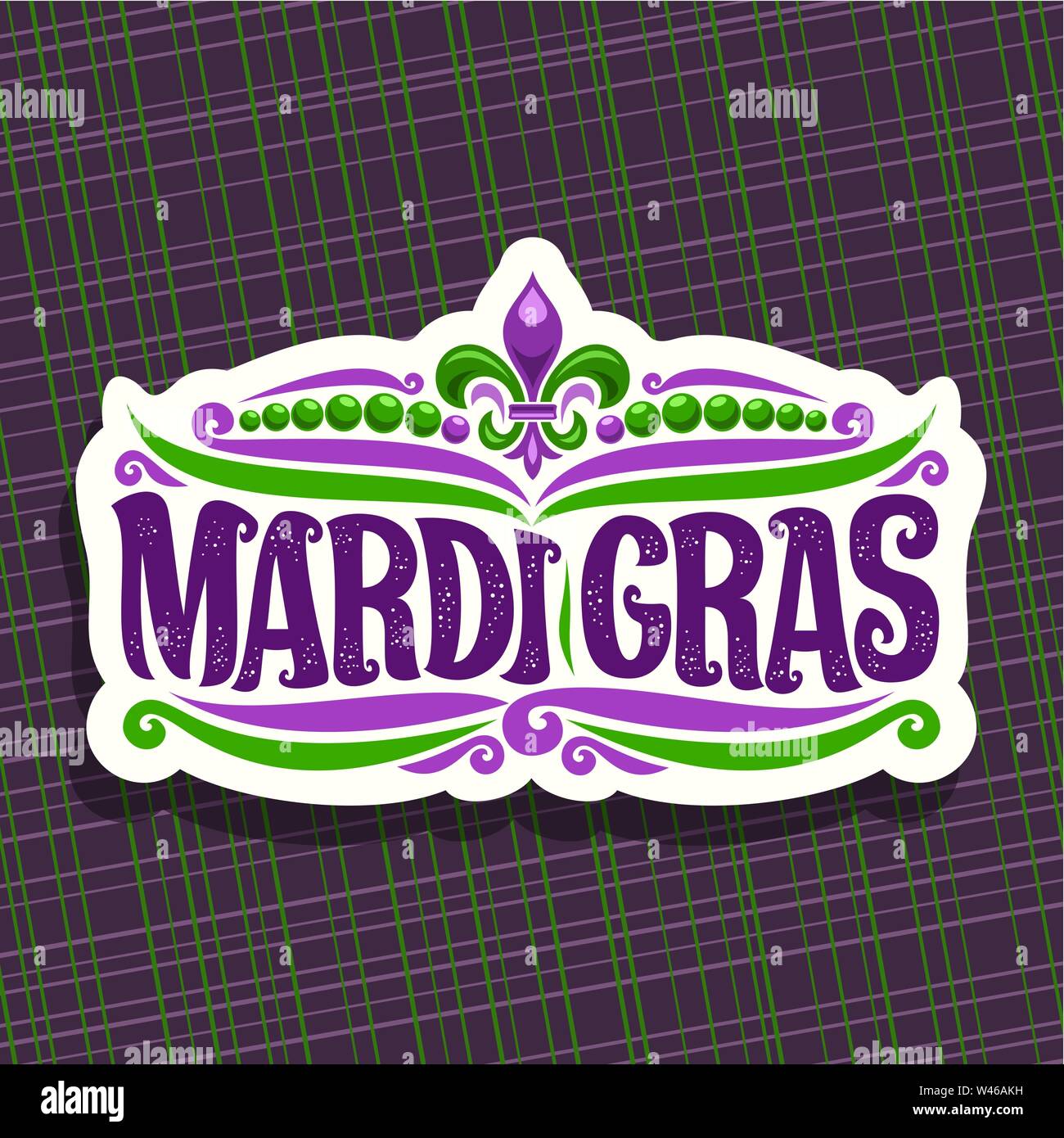 Vector logo for Mardi Gras Carnival Stock Vector Image & Art - Alamy