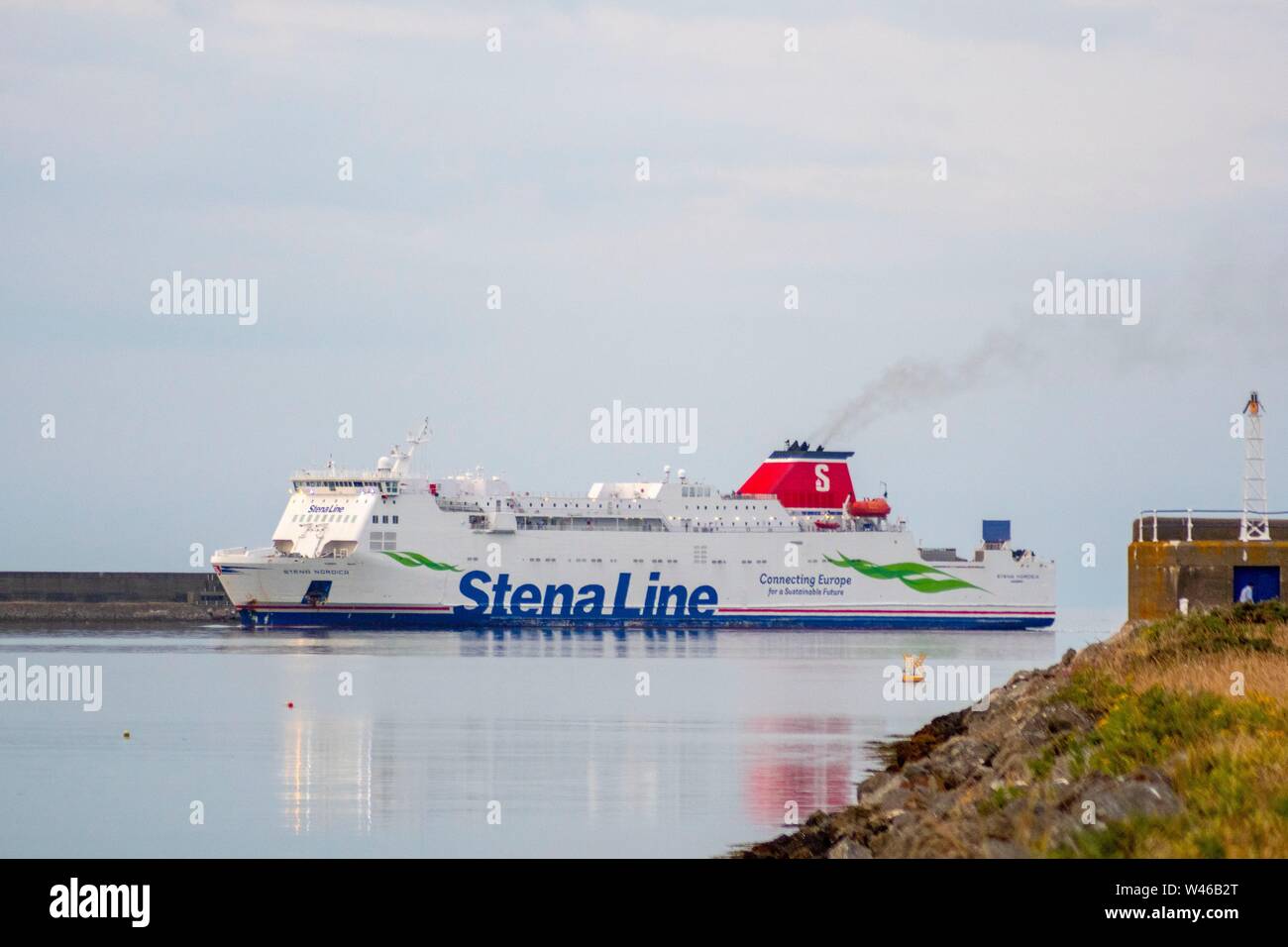 Stena Line ferry Fishguard to Roslare Stock Photo - Alamy