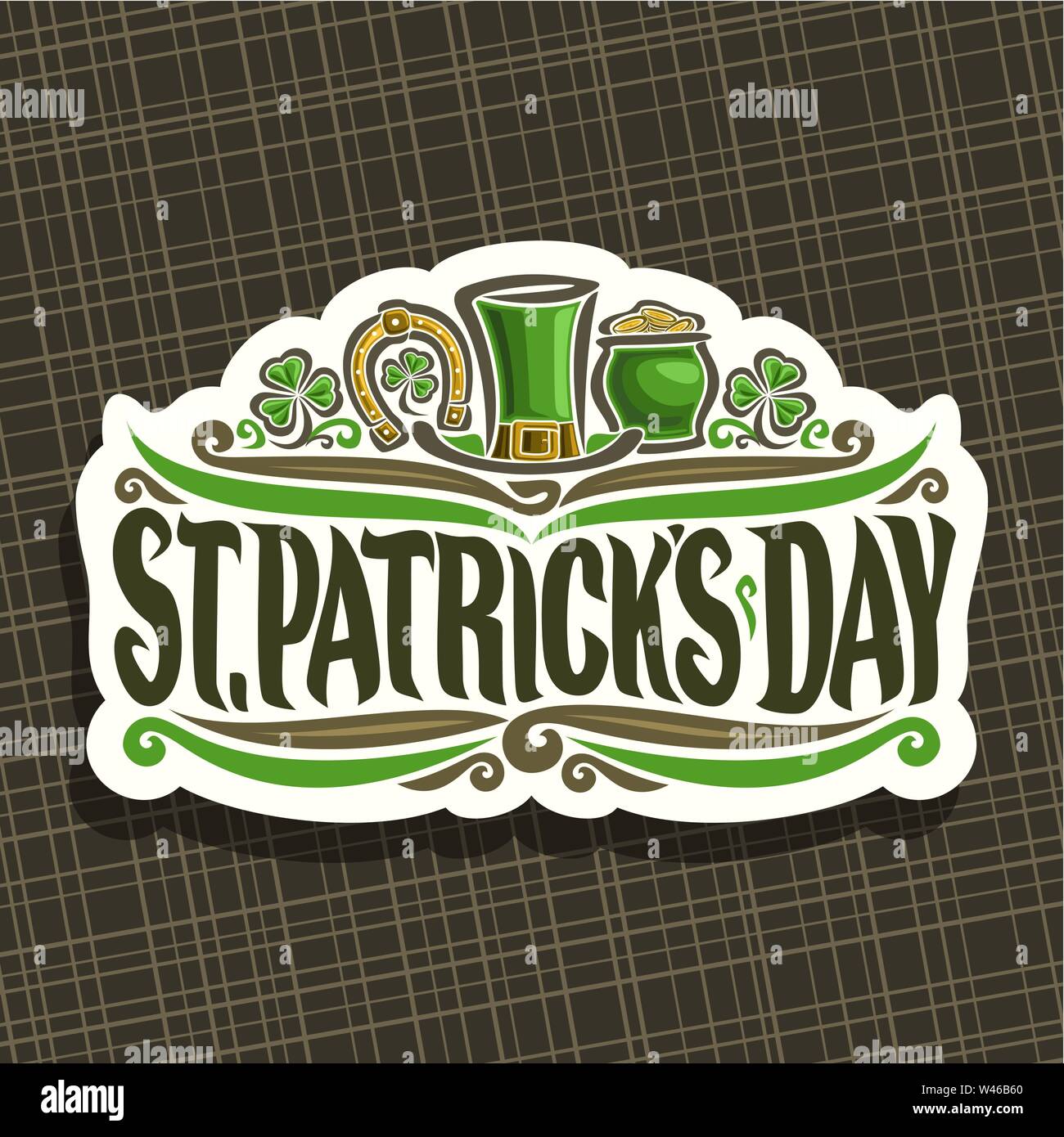 Saint patrick day festival ireland Stock Vector Images - Alamy