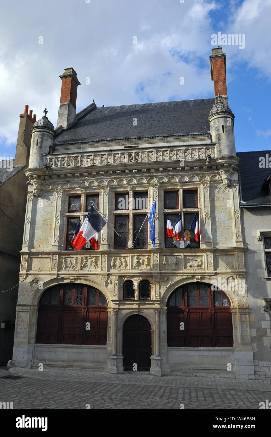Town Hall, Beaugency, France, Europe Stock Photo - Alamy