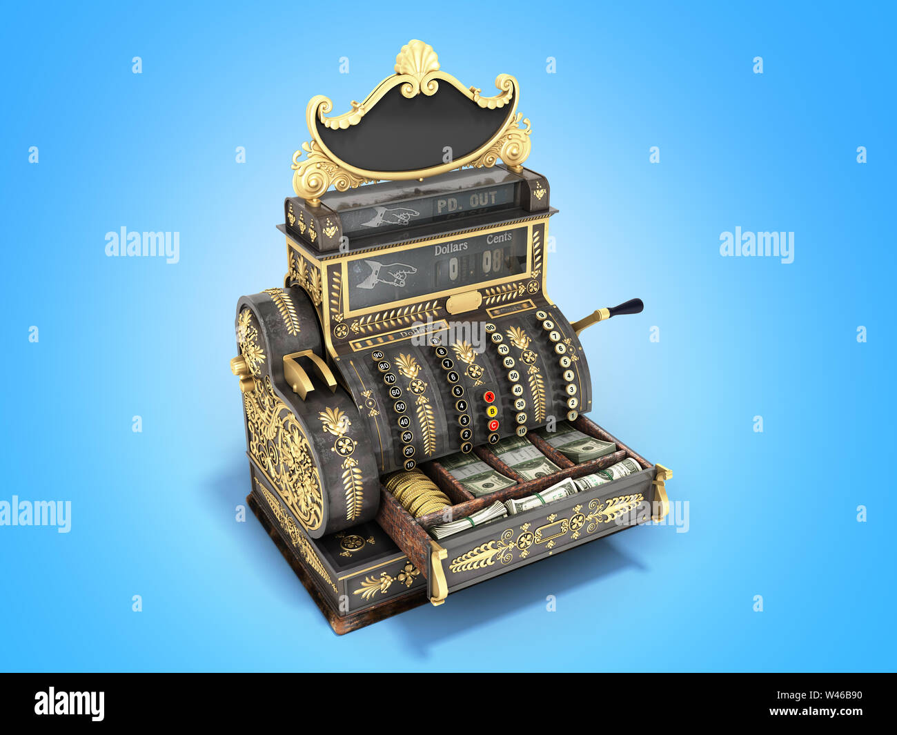 Old fashioned bank cashier hi-res stock photography and images - Alamy