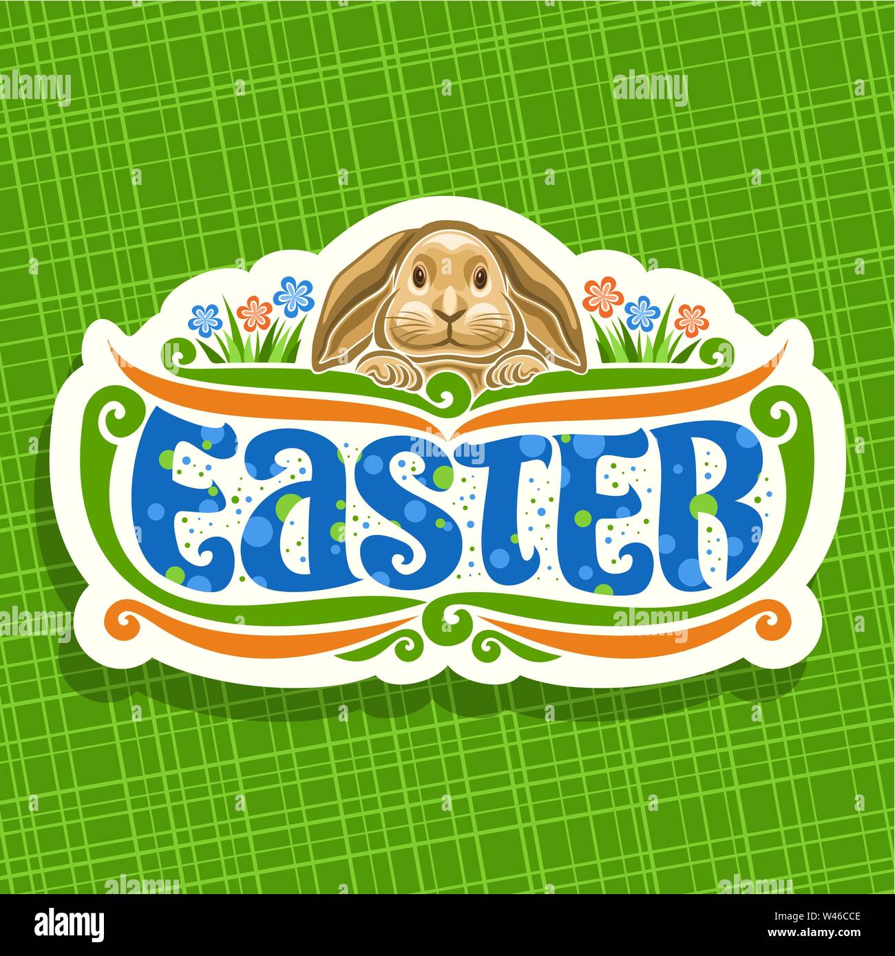 Vector logo for Easter holiday Stock Vector Image & Art - Alamy
