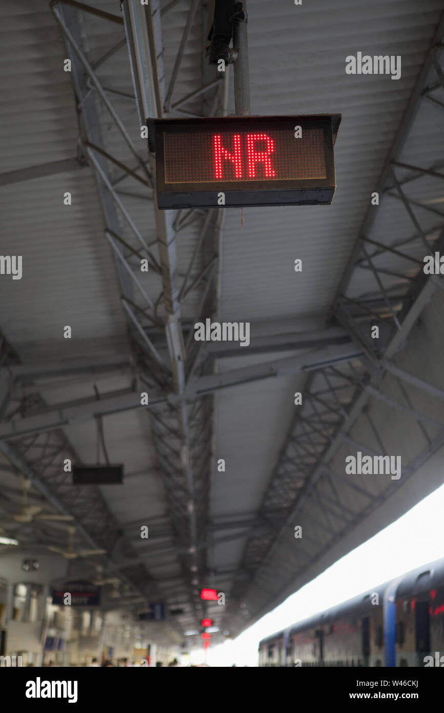 India railway sign board hi-res stock photography and images - Alamy