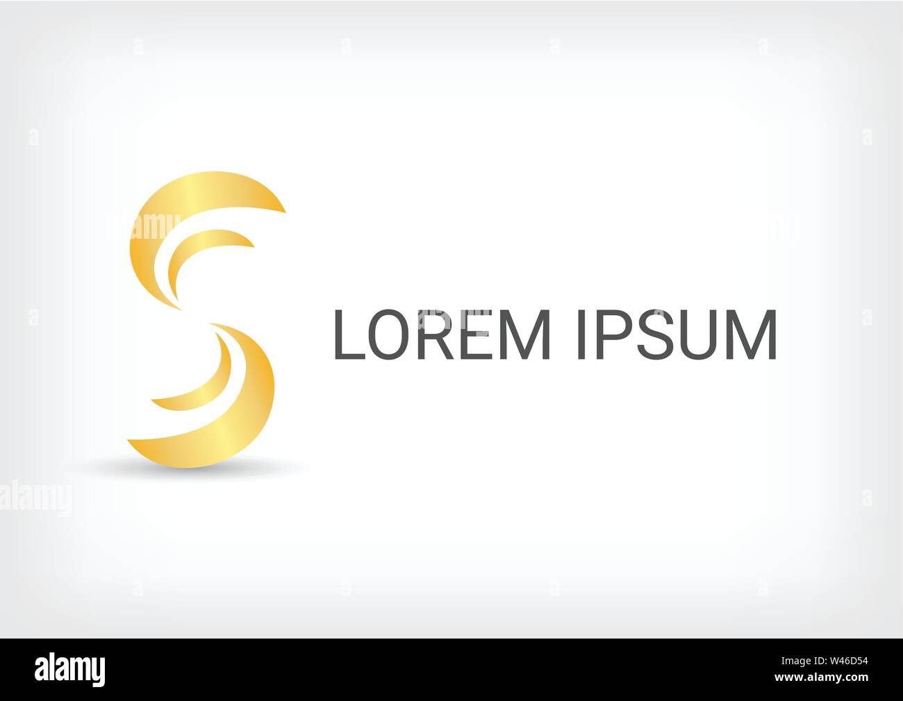 letter s vector logo design template, wave icon, spiral sign, curve ...