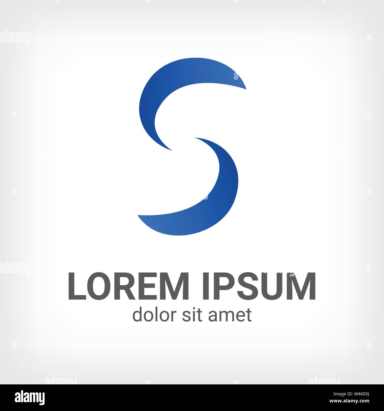 letter s vector logo design template, wave icon, spiral sign, curve ...