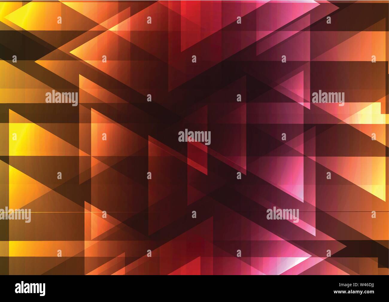 abstract triangle and bar overlap background, geometric digital ...