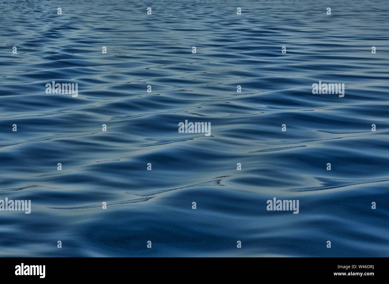 Waves on surface of water Stock Photo - Alamy