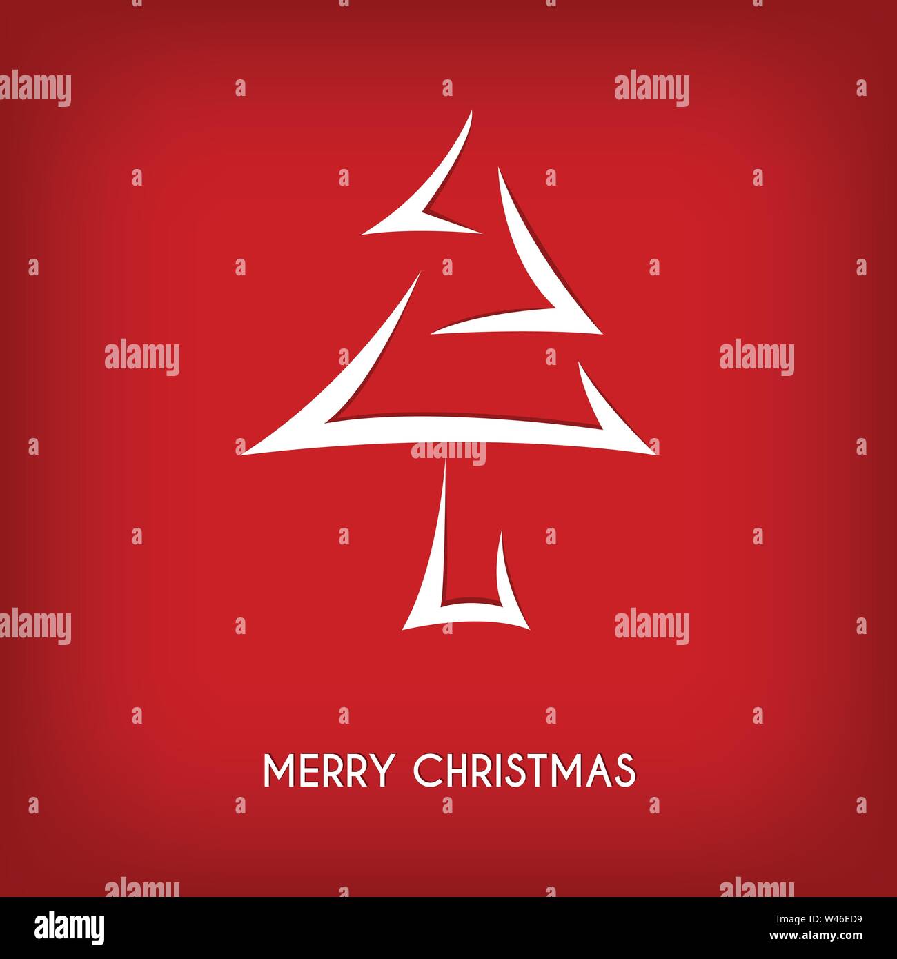 abstract merry christmas card, arrow christmas tree concept background ...