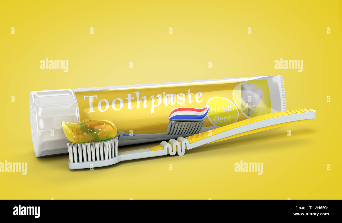 modern concept of the design of a tube of toothpaste toothpaste tube ...