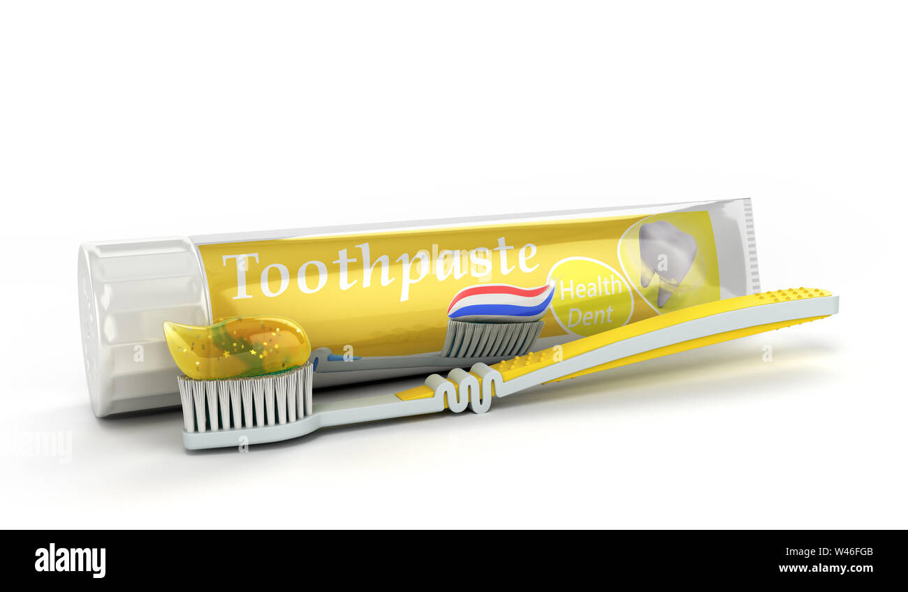 modern concept of the design of a tube of toothpaste toothpaste tube ...