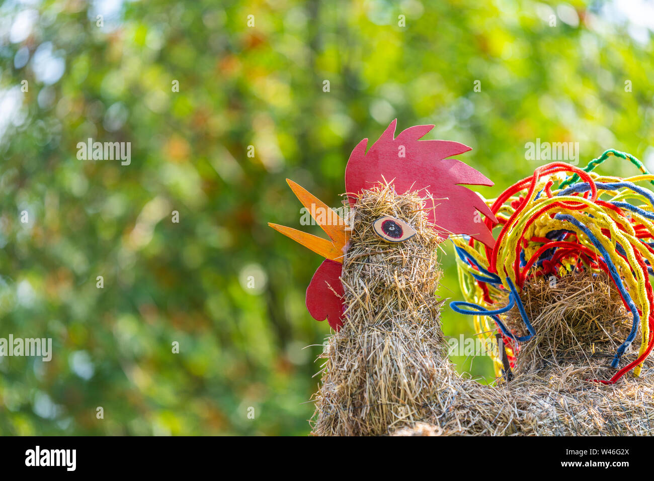 various haystacks stacked on top of each other Stock Photo - Alamy