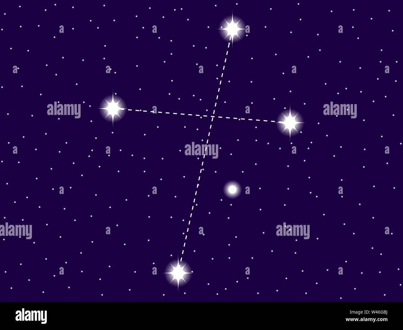 Crux constellation hi-res stock photography and images - Alamy