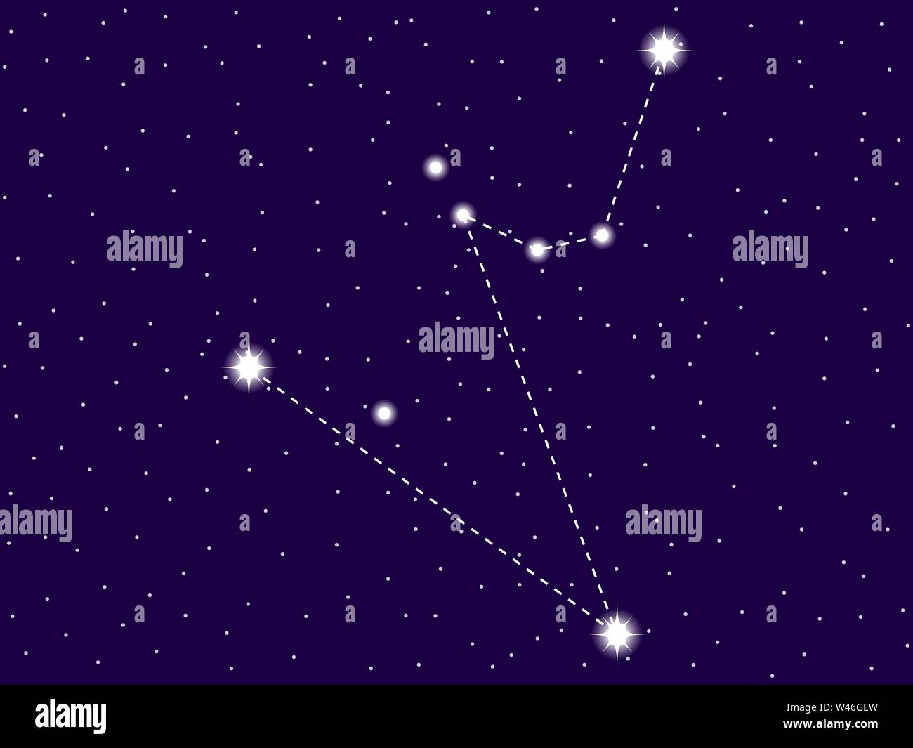 Hydrus Constellation Symbol