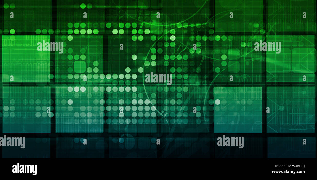 Science Technology Industry with Big Data Solutions Concept Stock Photo ...