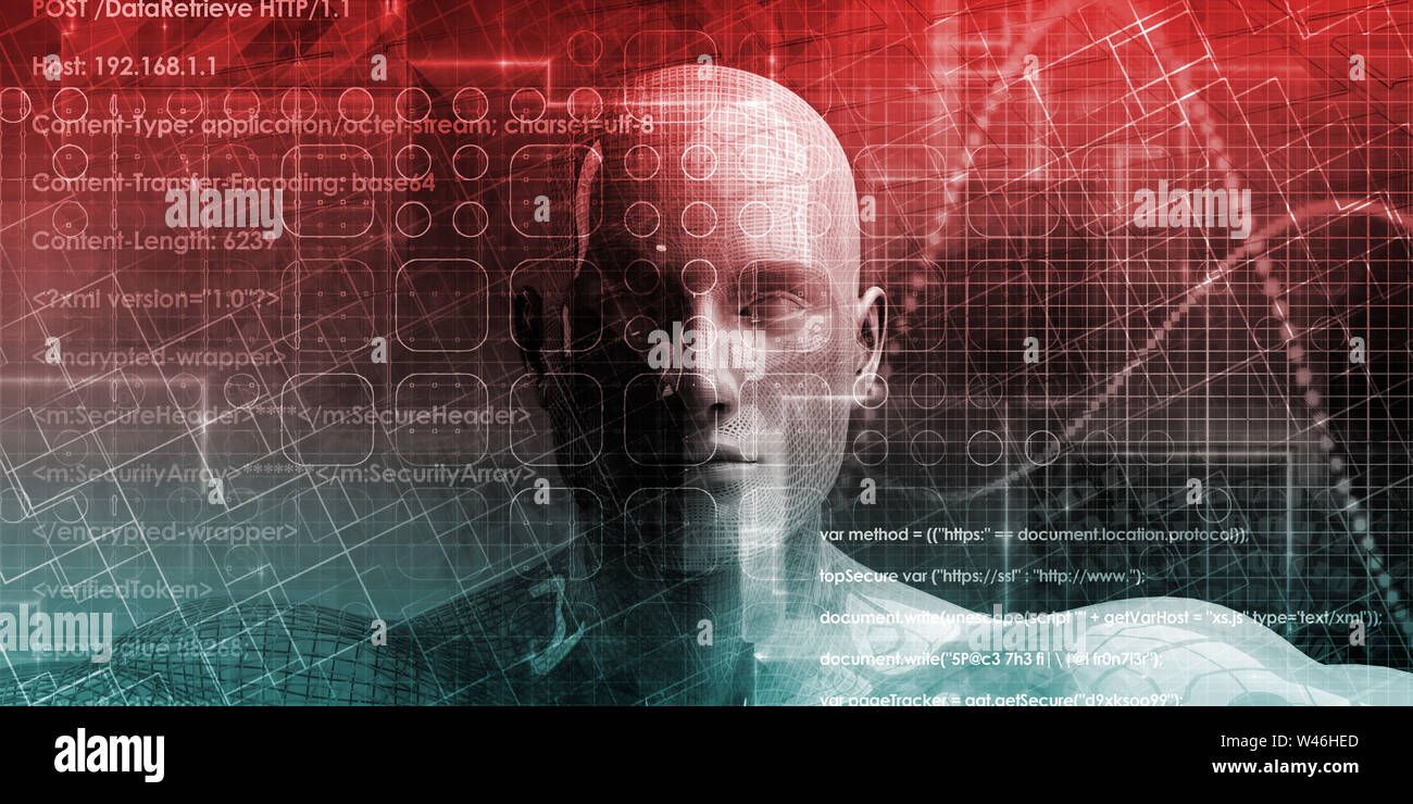 Data Stream of Internet Digital Information Moving Stock Photo - Alamy