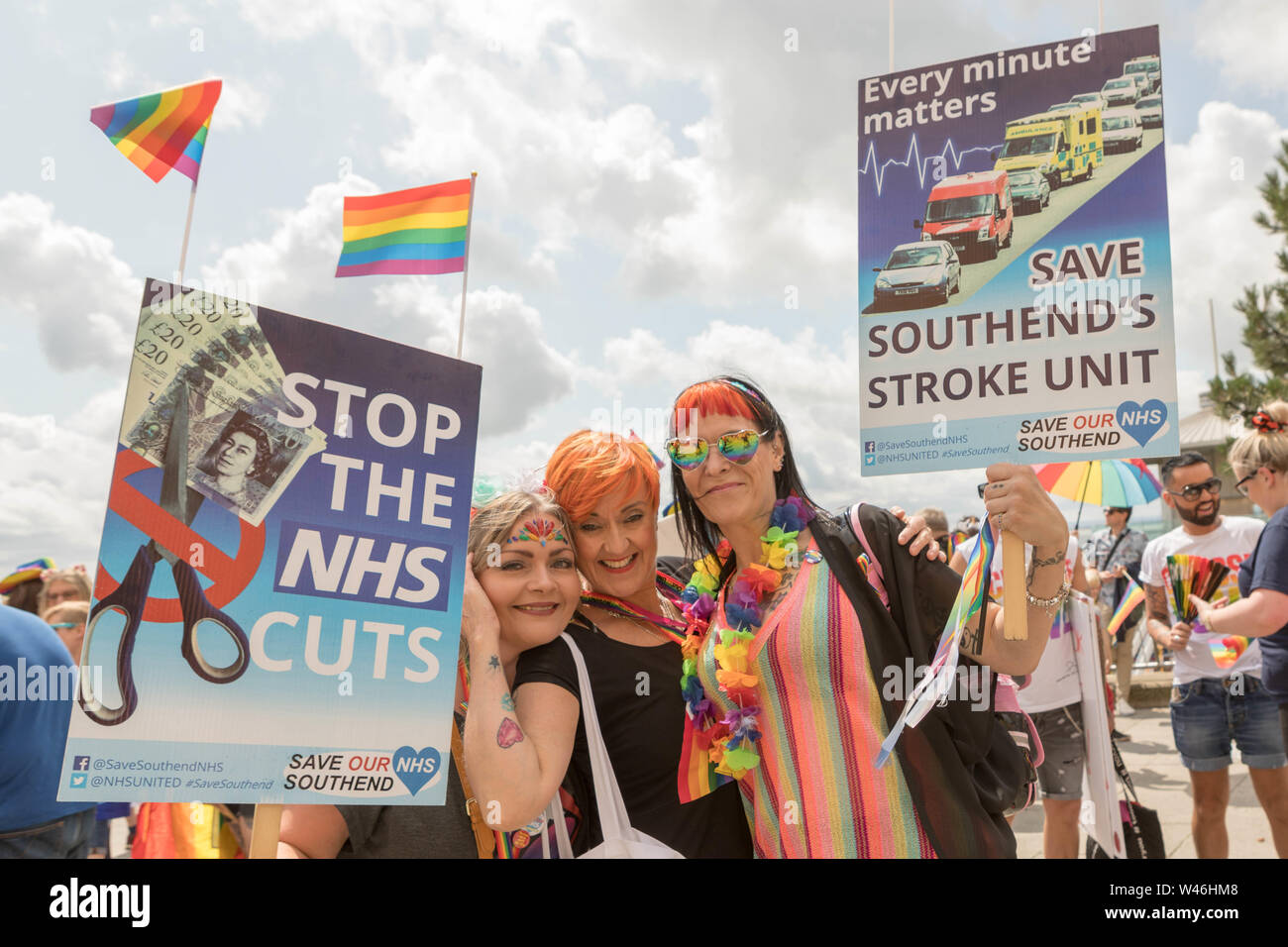 Southend on Sea, UK. 20th July, 2019. Participants take part in the ...