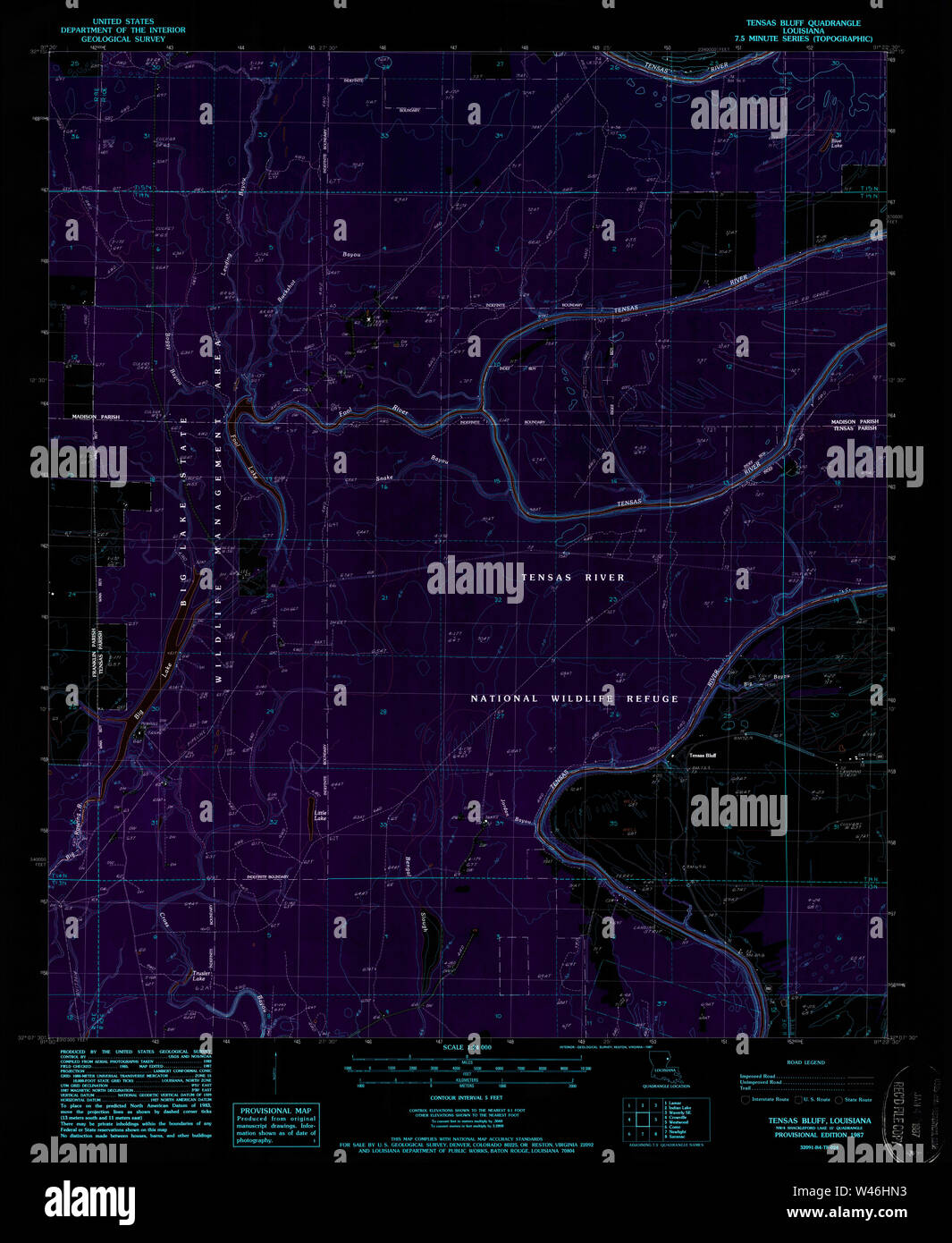 Map of tensas hi-res stock photography and images - Alamy