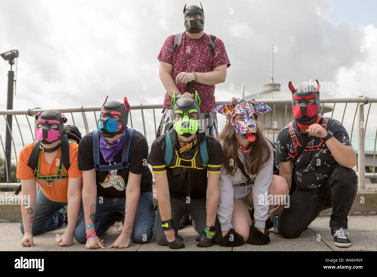 Southend on Sea, UK. 20th July, 2019. Participants take part in the ...
