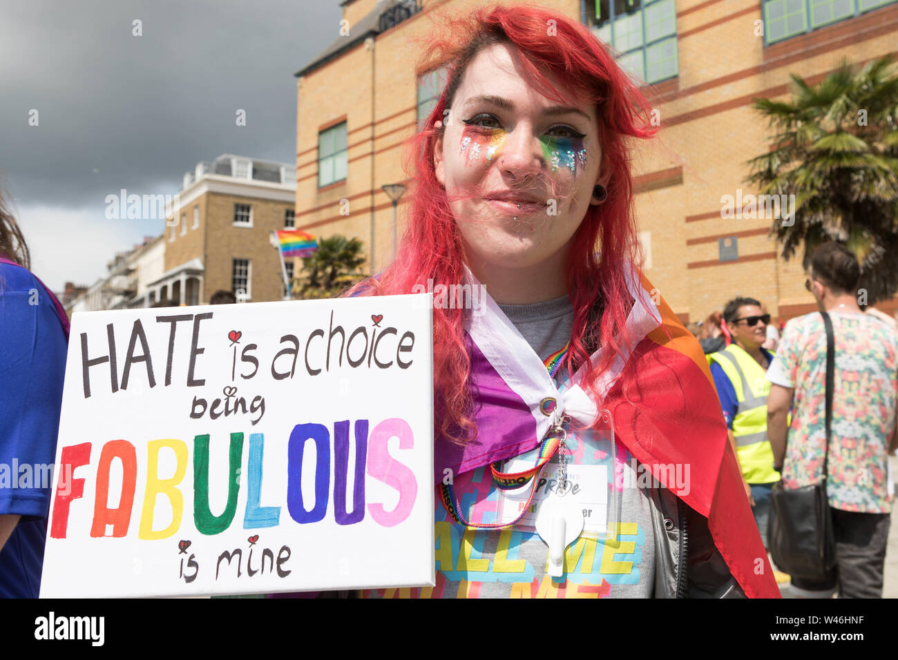 Southend on Sea, UK. 20th July, 2019. Participants take part in the ...