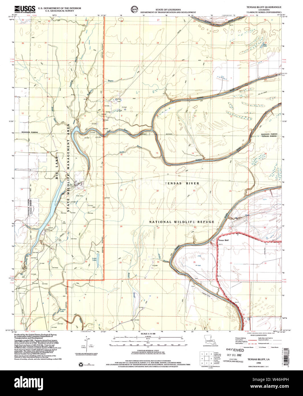 Map of tensas hi-res stock photography and images - Alamy