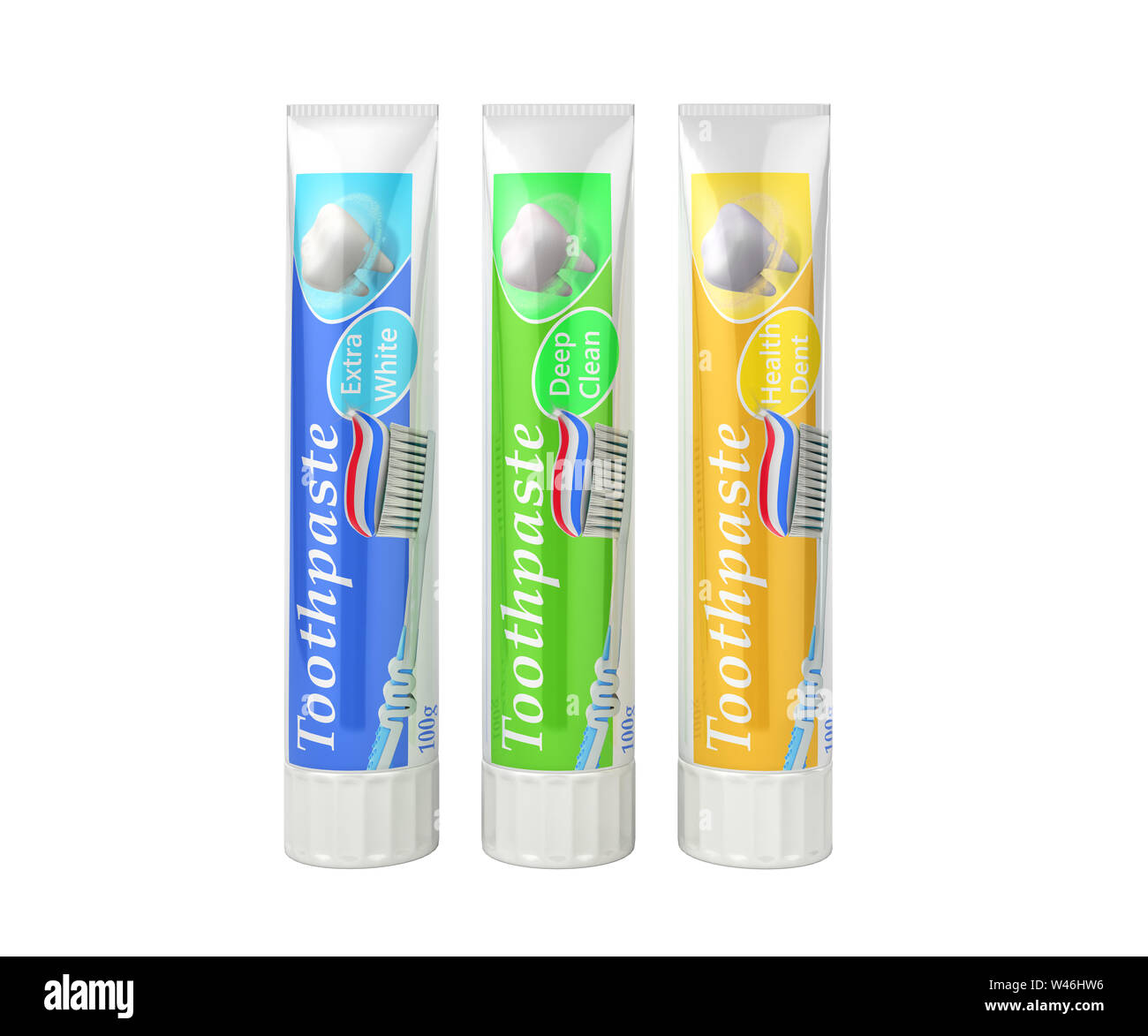 modern concept of the design of a tube of toothpaste toothpaste tubes ...
