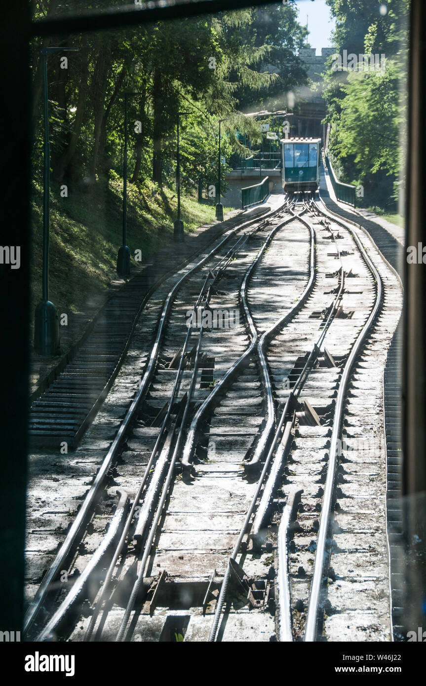 Around Prague -Funicular Railway to Petrin Gardens Stock Photo - Alamy