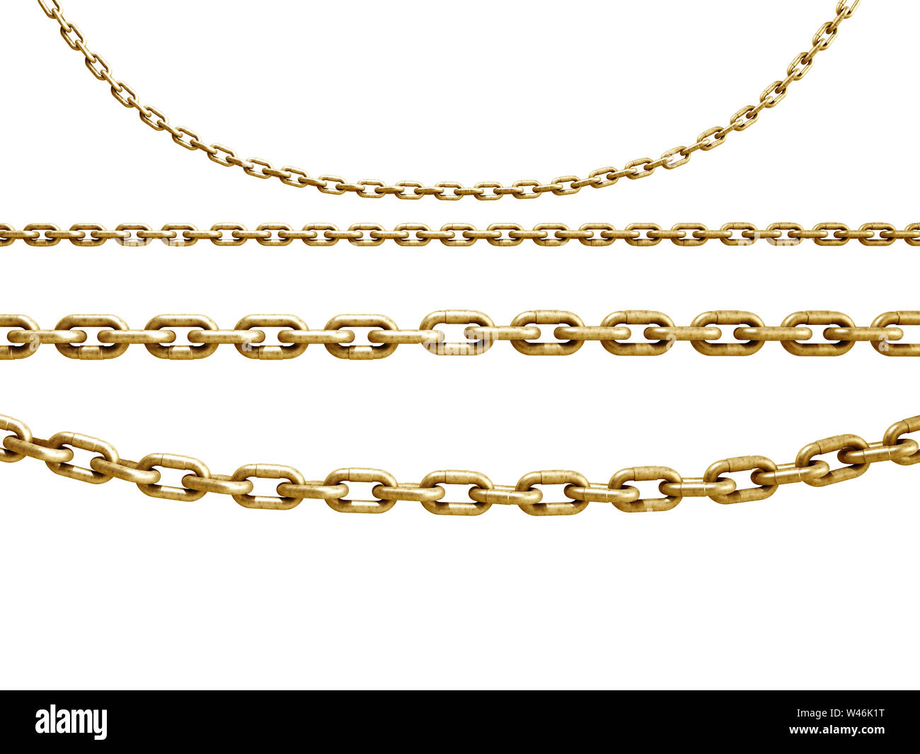 3d render background steel chains hi-res stock photography and images ...